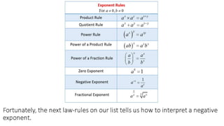 Law of exponents | PPT