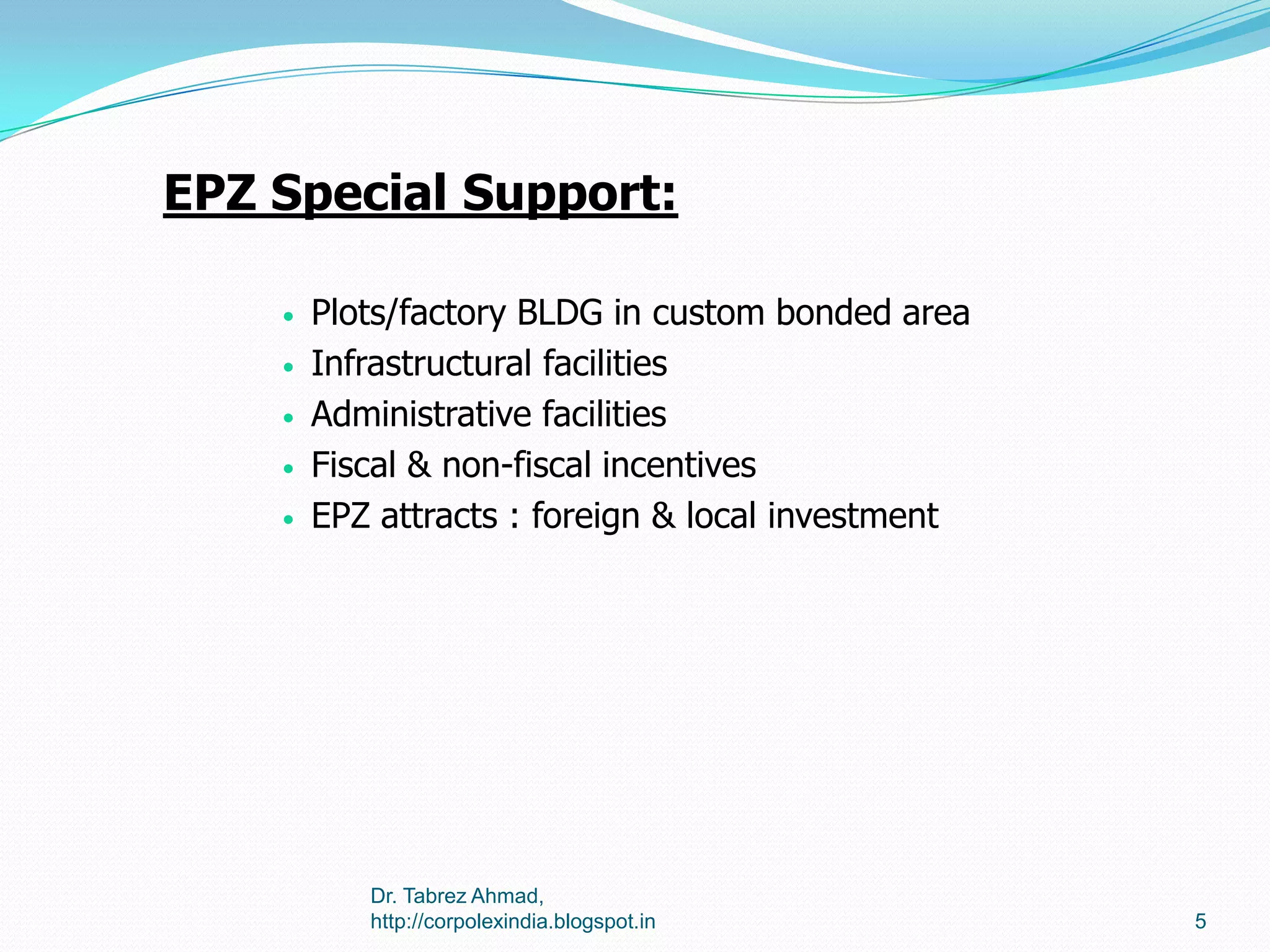 Law of export processing zones | PPTX | Logistics | Business