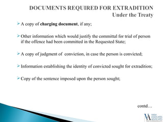 Law of Extradition in India | PPT