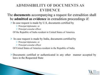 Law of Extradition in India | PPT