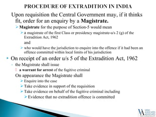 Law of Extradition in India | PPT