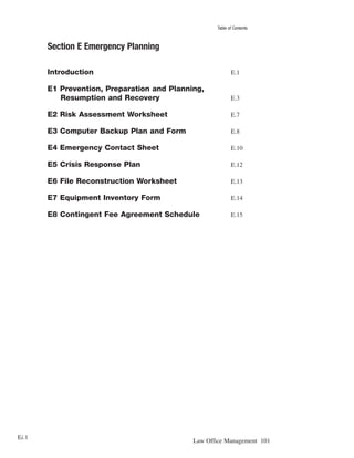 Law Office Management 101 - Desk Reference Manual | PDF