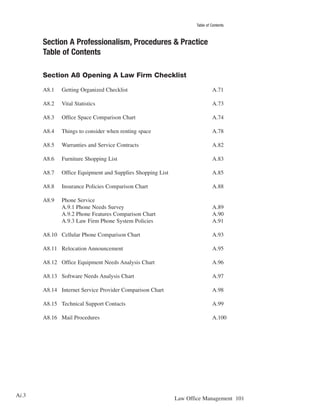 Law Office Management 101 - Desk Reference Manual | PDF