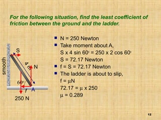 Law of friction | PPT