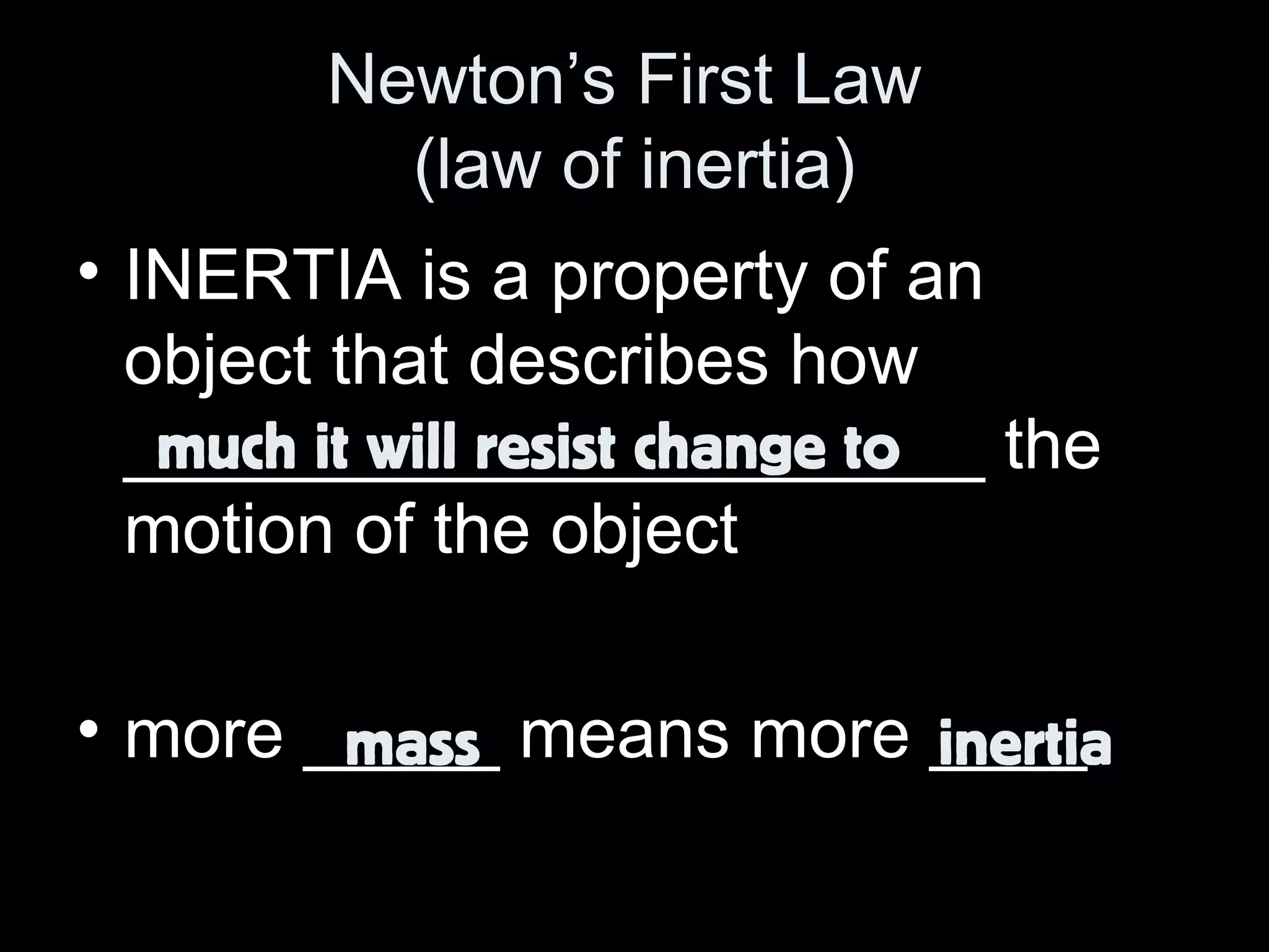 Law of inertia | PPT
