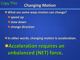 Law of Inertia and Frames of Reference | PPT