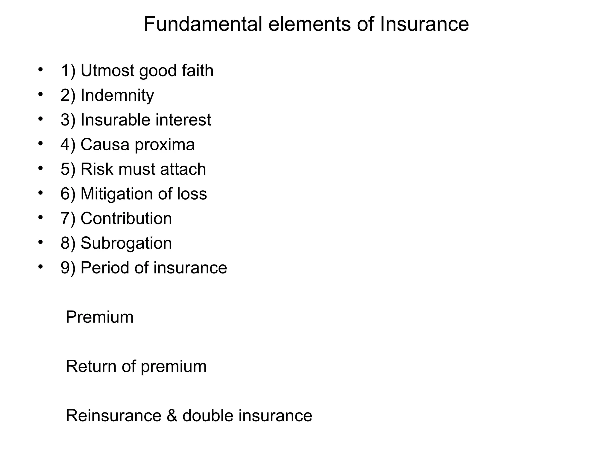 Law of insurance | PPT