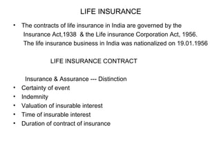 Law of insurance | PPT