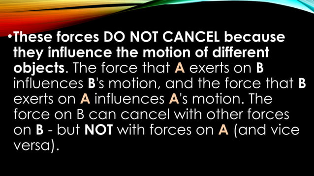 Law of Interaction - it is the newtons third law of motion | PPT