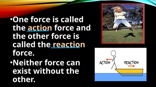 Law of Interaction - it is the newtons third law of motion | PPT