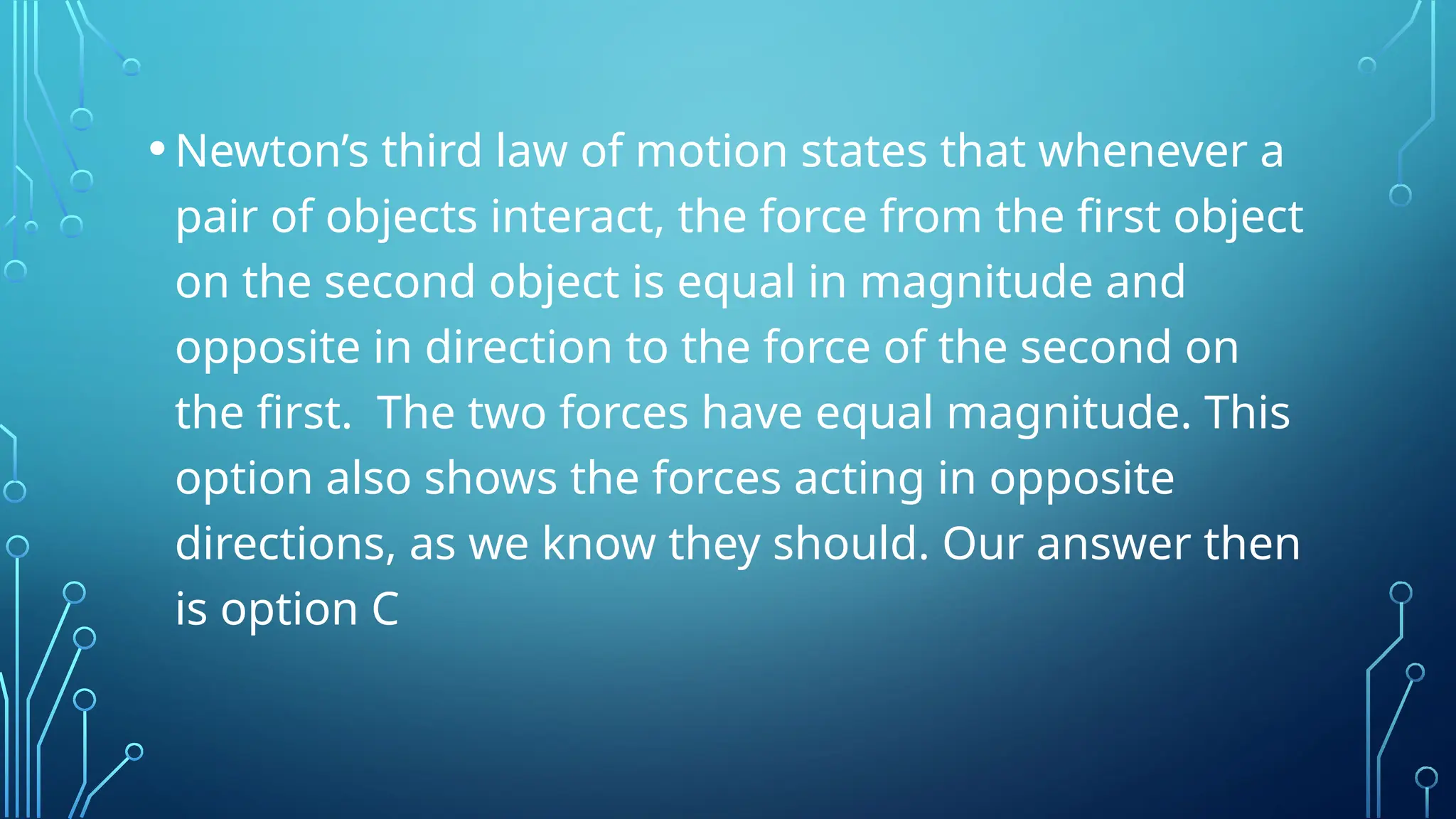 LAW OF INTERACTION.pptx third law of motion by Isaac Newton | PPTX