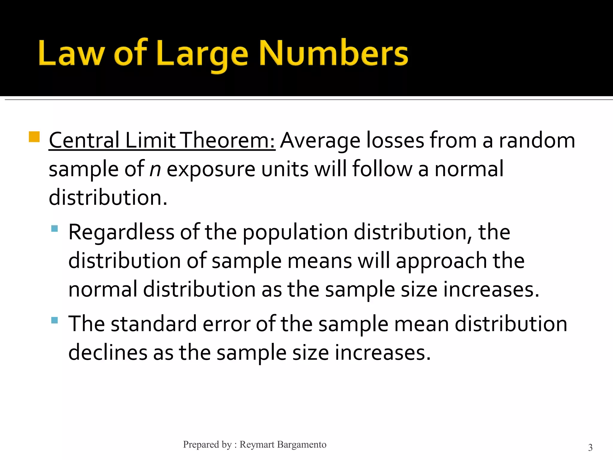 Law of large numbers | PPT