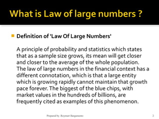 Law of large numbers | PPT