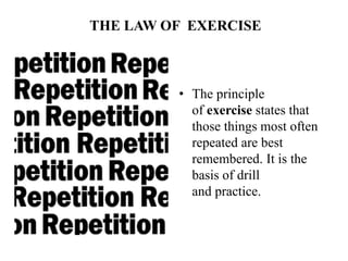 Law of Learning | PPTX