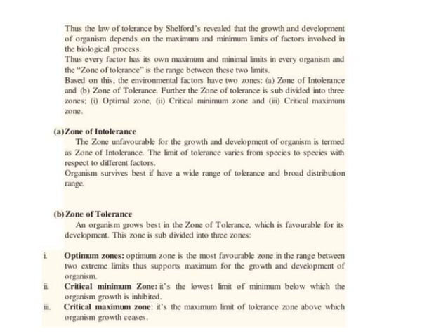 Law of limiting factors | PPTX