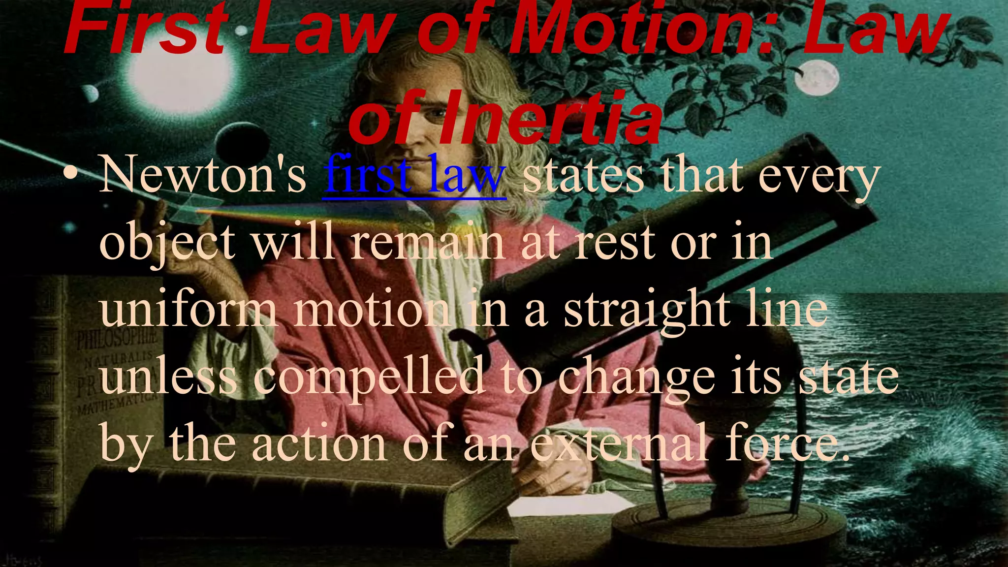 Law of motion | PPTX