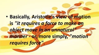 Law of motion | PPTX