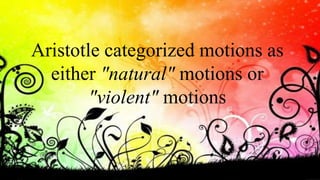 Law of motion | PPTX