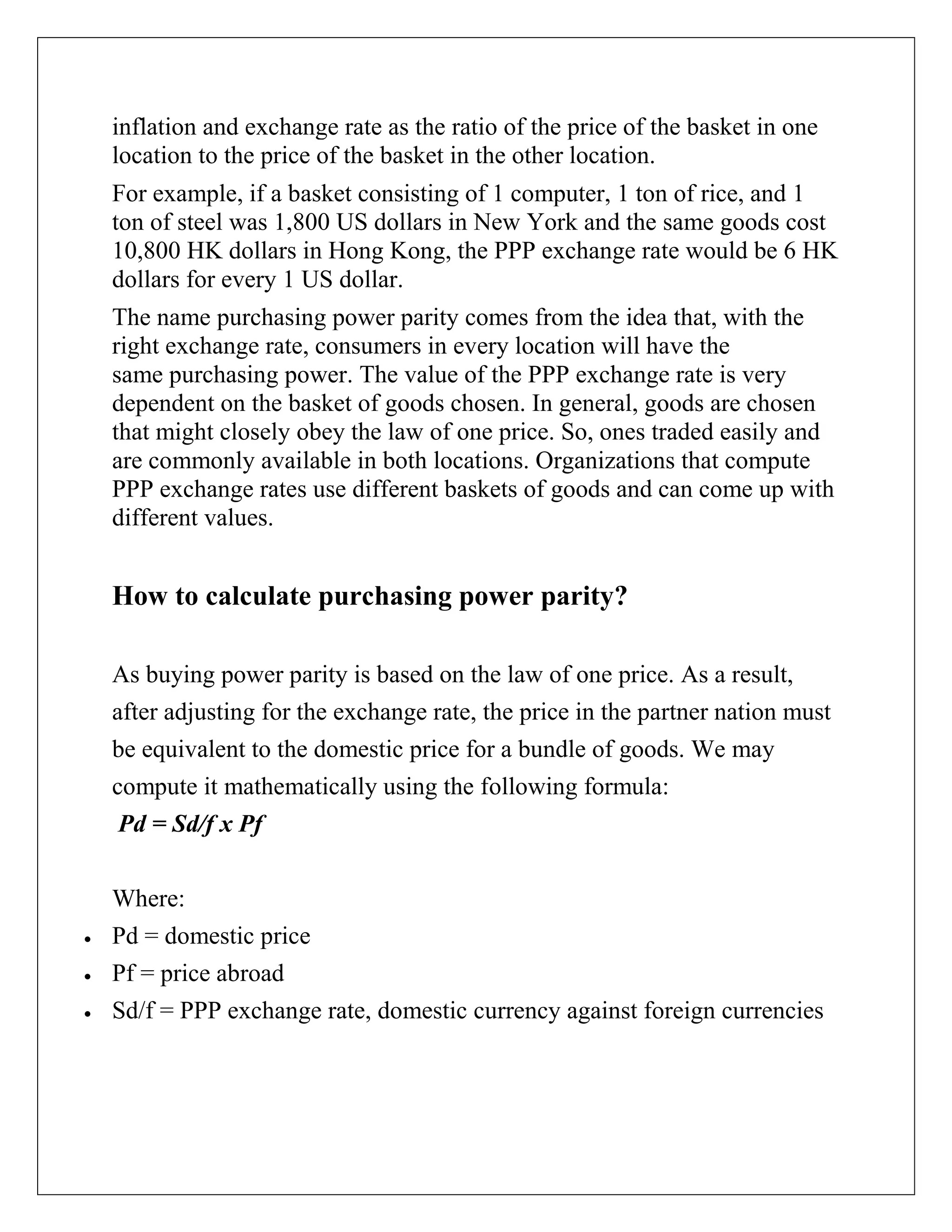 Law of one price (PPP) IFM PRIYANSHI.pdf