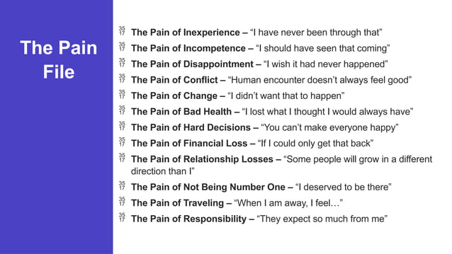 Law of Pain, from the 15 Laws of John Maxwell.pptx