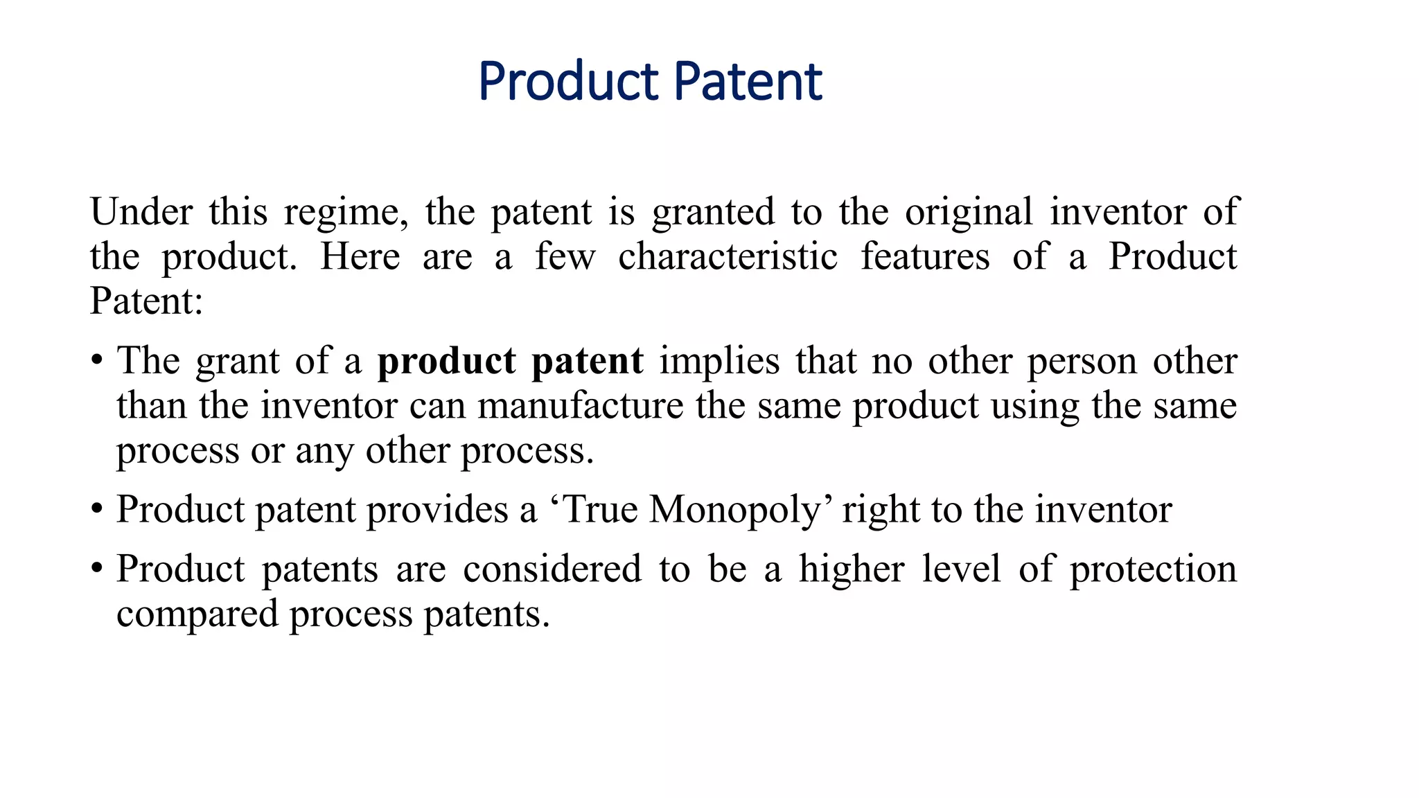 Law of patents | PPTX