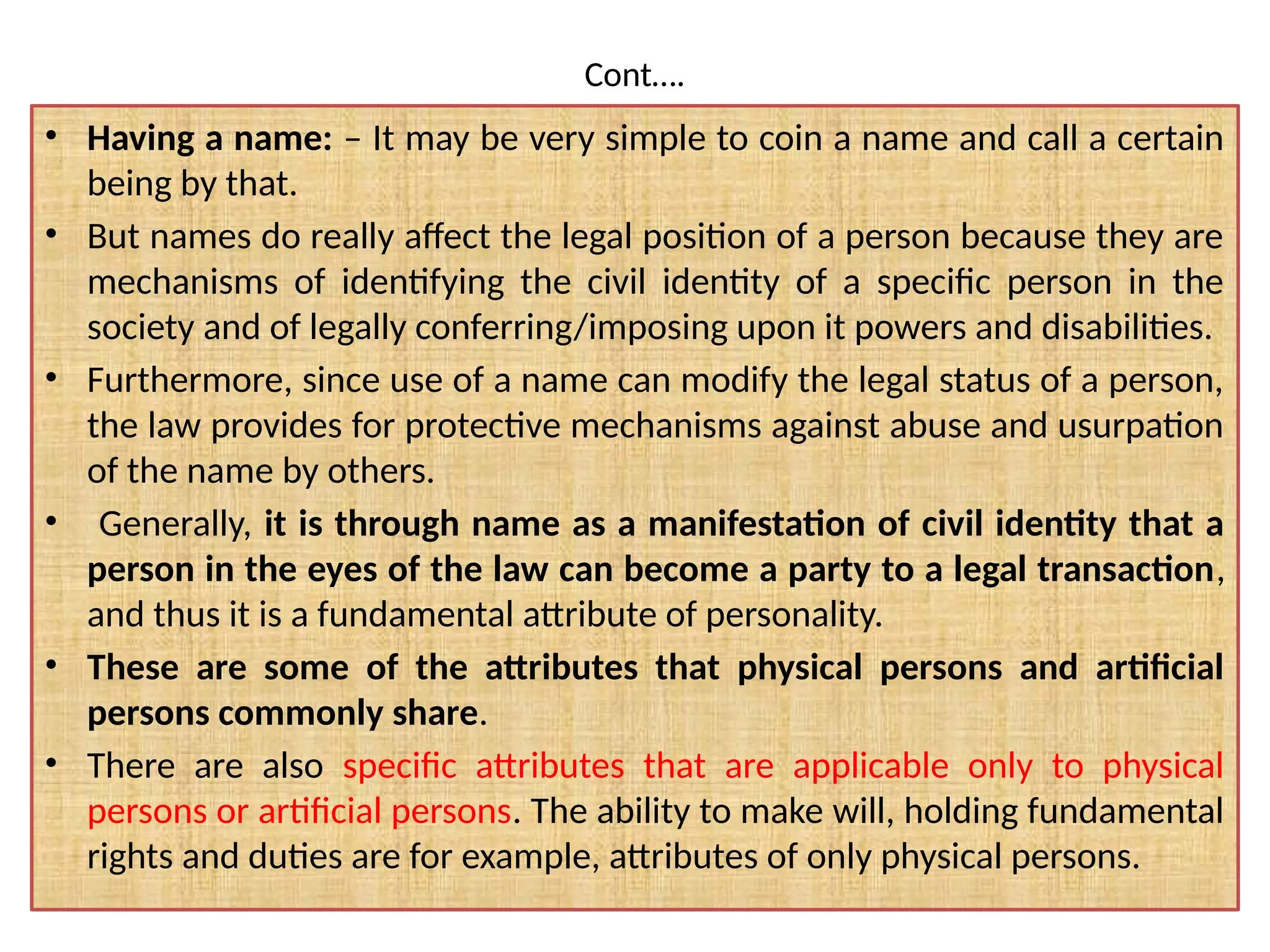 law of person ppt modified.pptxl law of person is on of private law ...