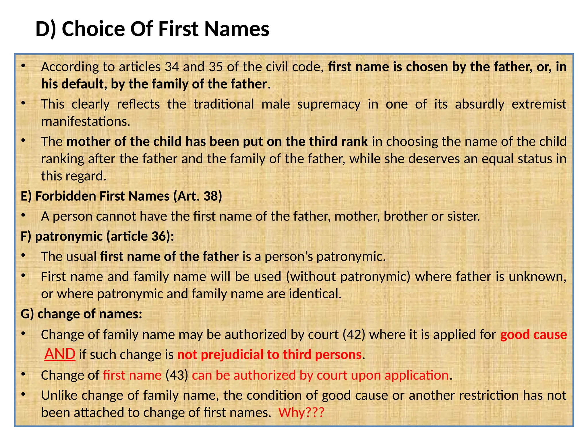law of person ppt modified.pptxl law of person is on of private law coureses thought in ...