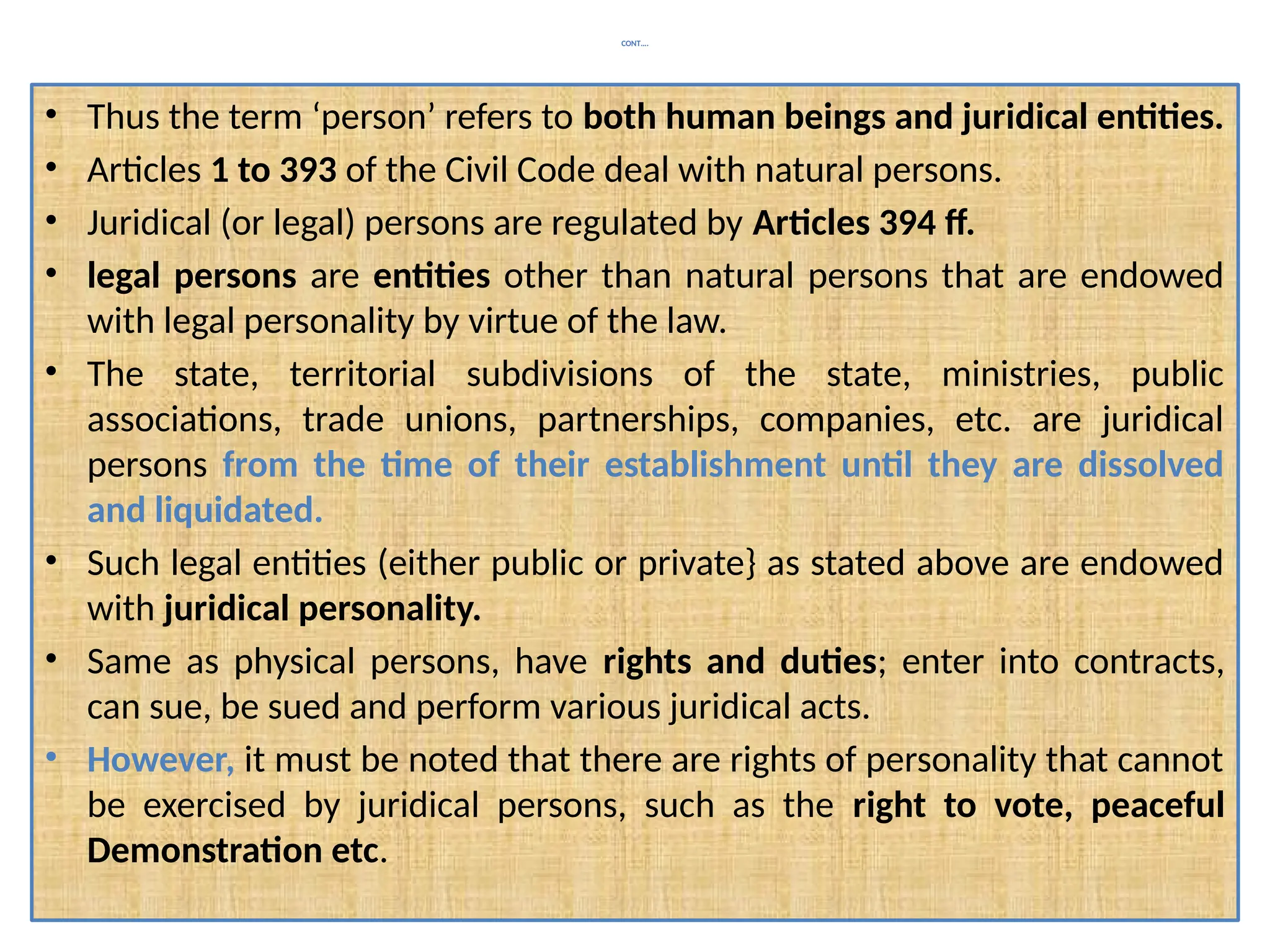 law of person ppt modified.pptxl law of person is on of private law ...