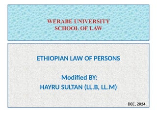 law of person ppt modified.pptxl law of person is on of private law ...