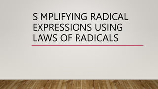 Law of Radicals.pptx