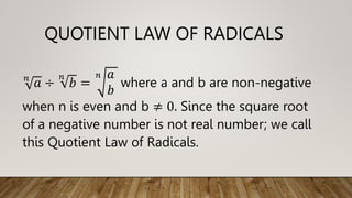 Law of Radicals.pptx