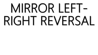 Law of reflection | PPTX