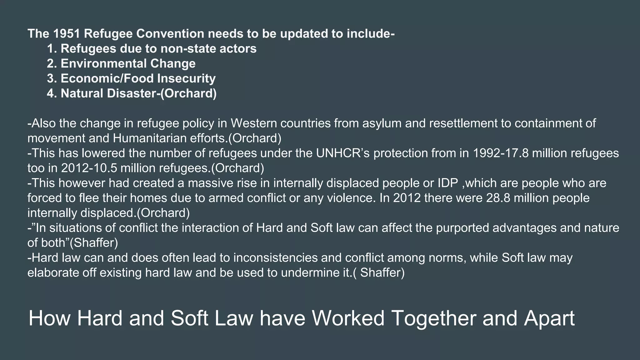 Law of refugee | PPTX