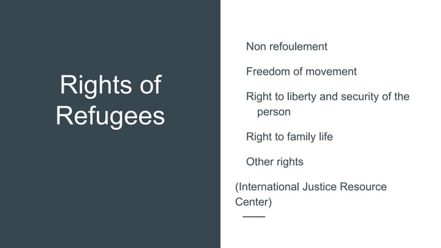 Law of refugee | PPTX