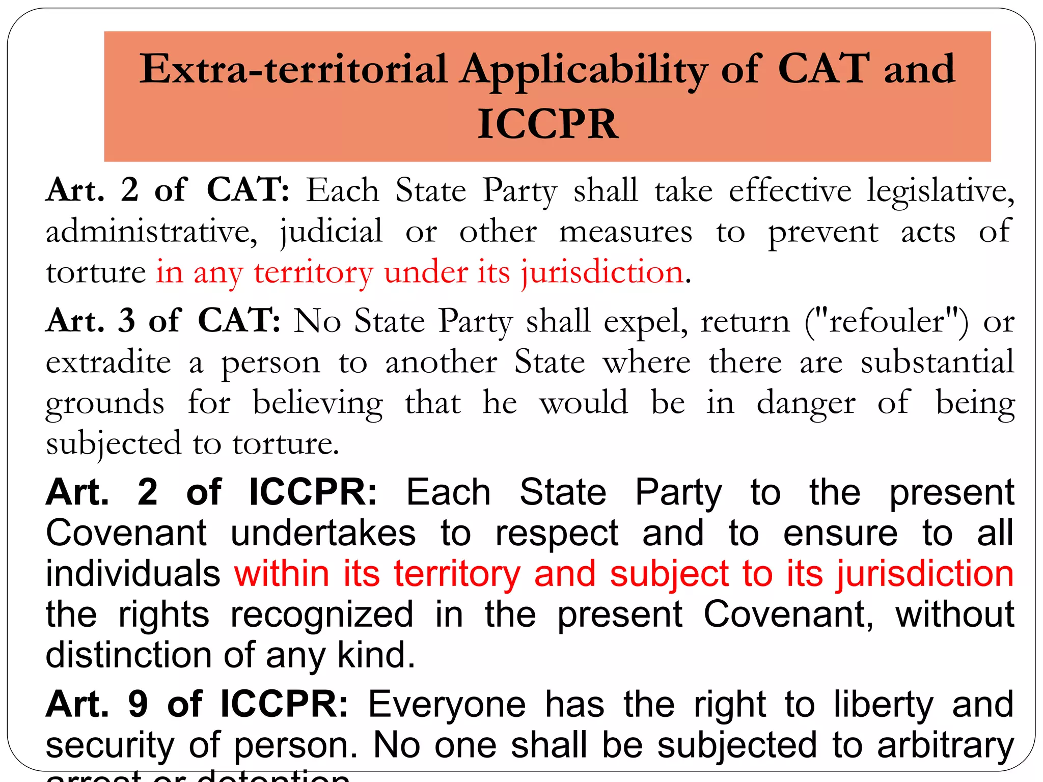 Law of reservations under international law | PPTX