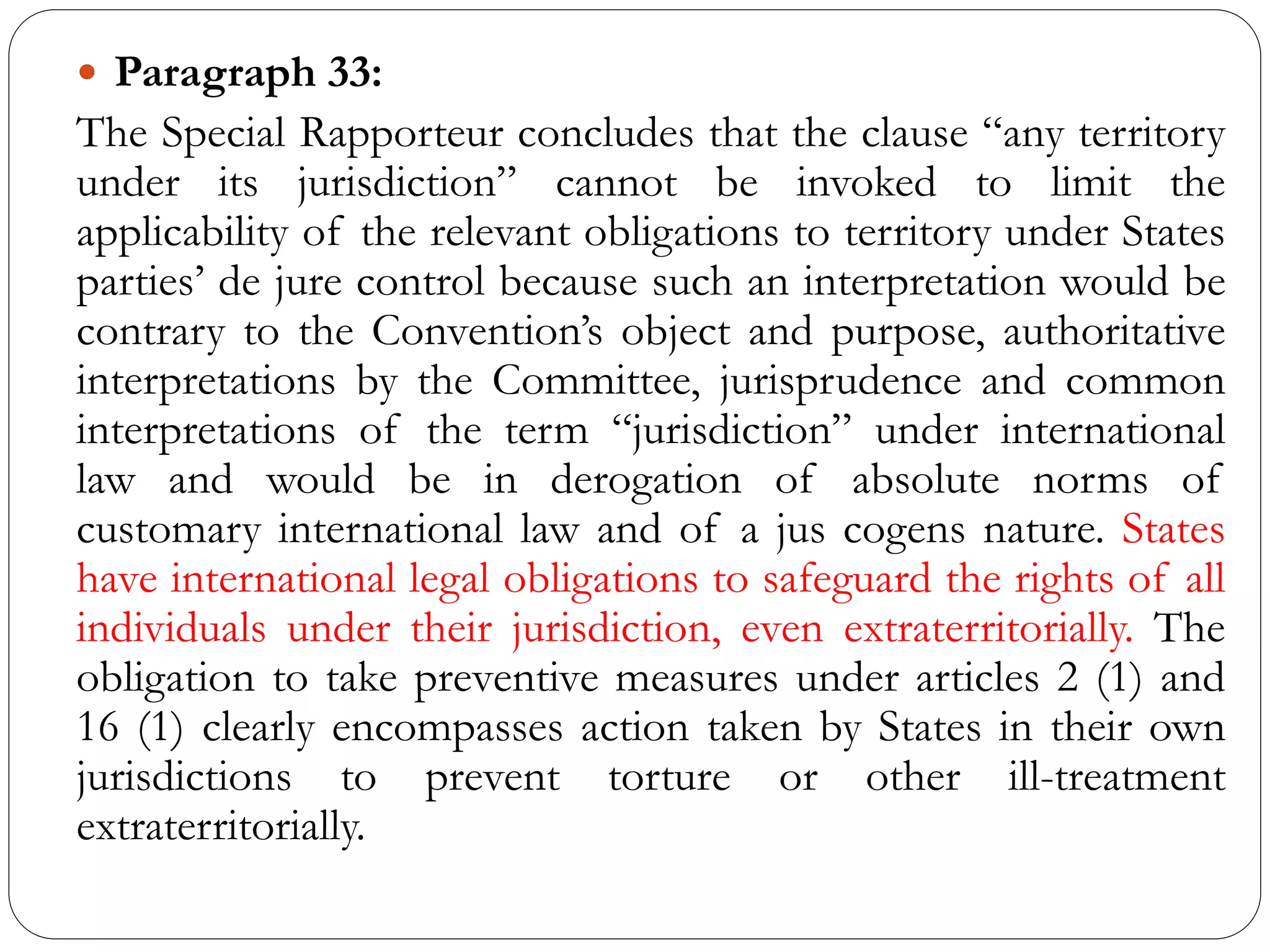 Law of reservations under international law | PPTX