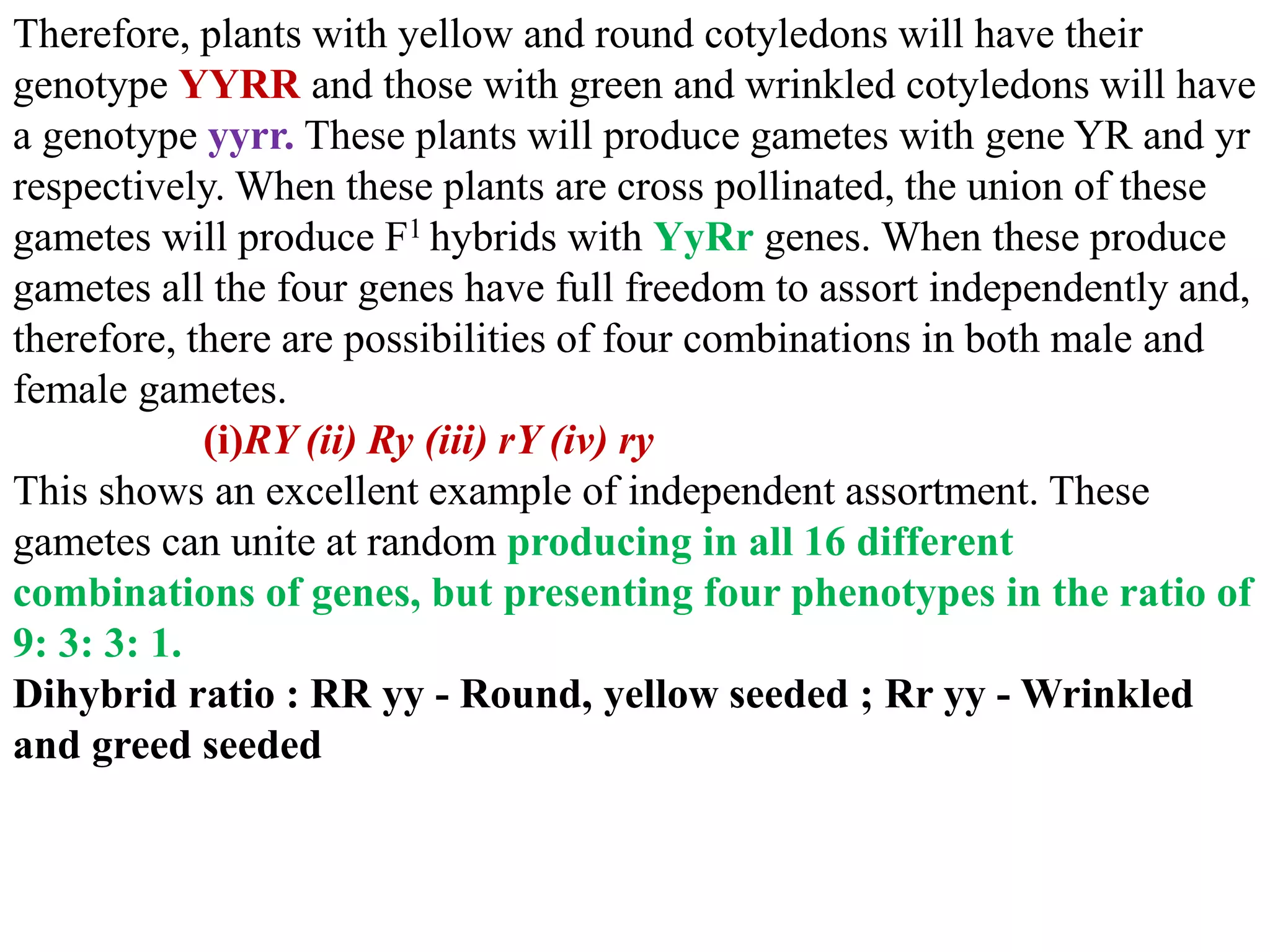 Law of segregation | PPTX