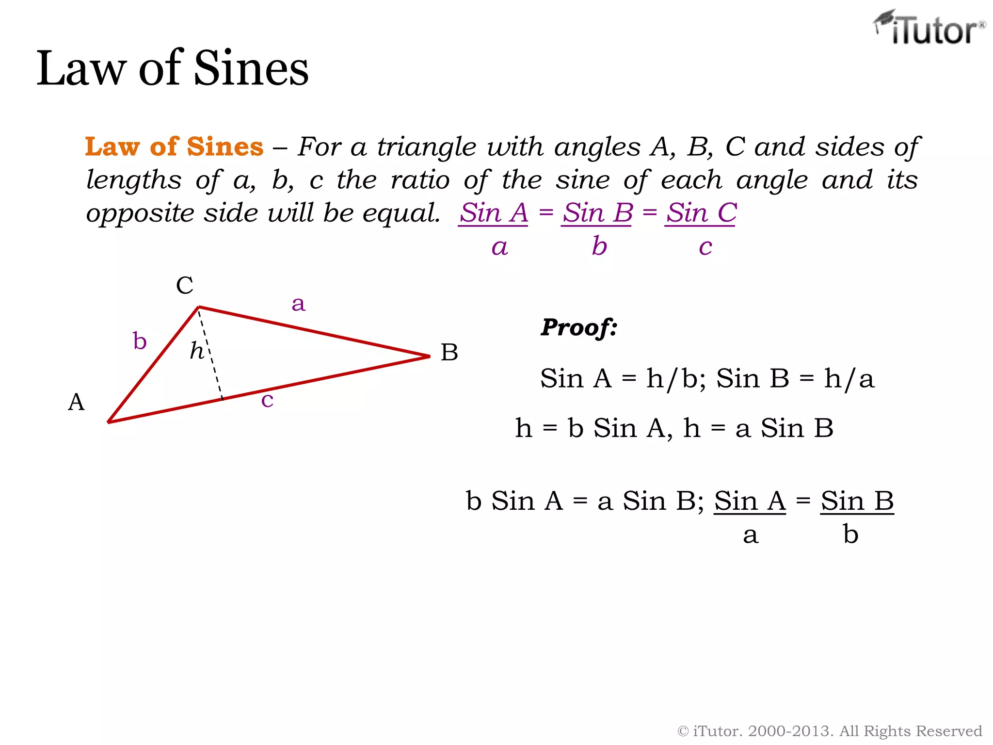 Law of sine and cosines | PPTX