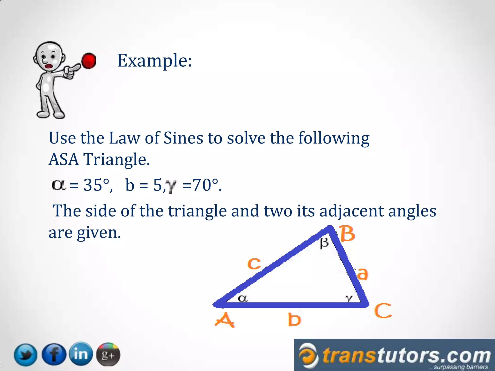 Law of sines | PPTX