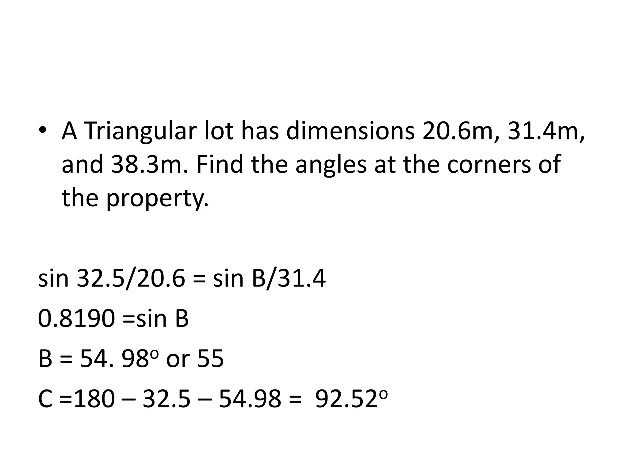 Oblique Triangle | PPTX