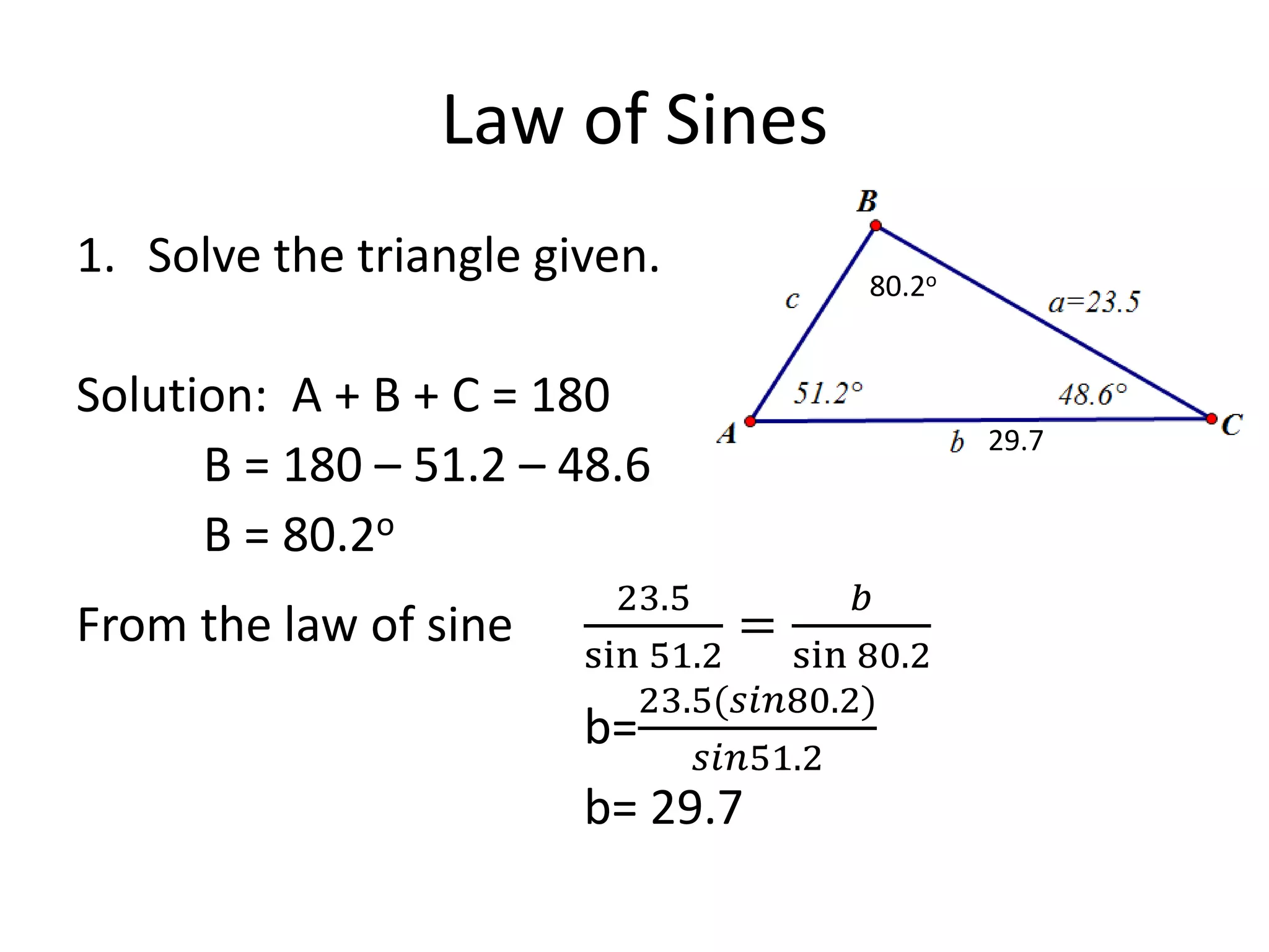 Oblique Triangle | PPTX