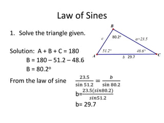 Oblique Triangle | PPTX