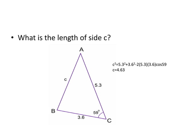 Oblique Triangle