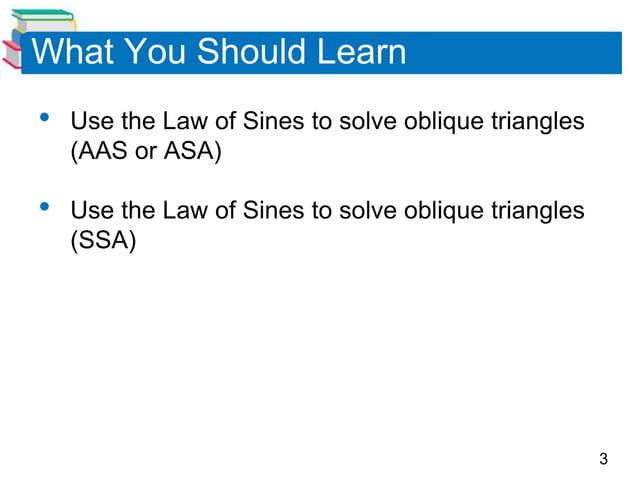 Law of Sines Law of Sines Law of Sines.ppt