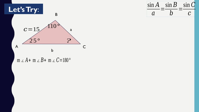 Law of sines.pptx Math Law of sines.pptx