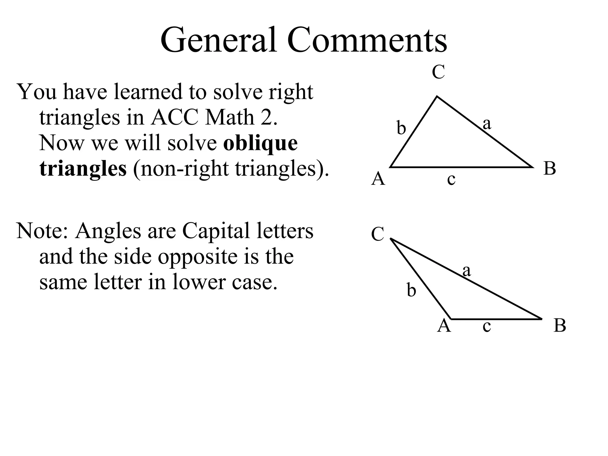 The law of sines and cosines power point | PPT