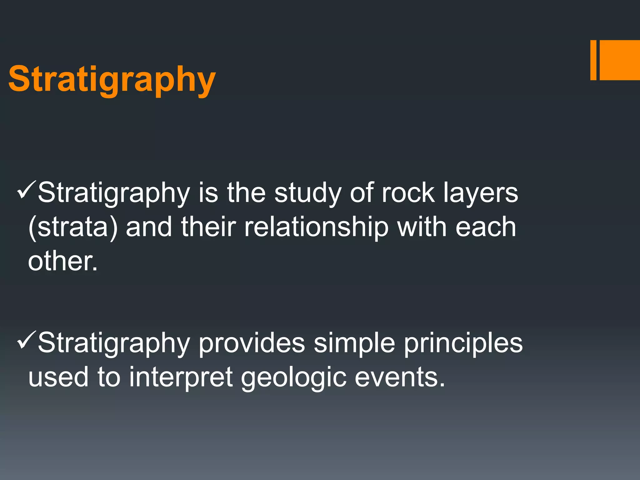Principles of Stratigraphy | PPTX