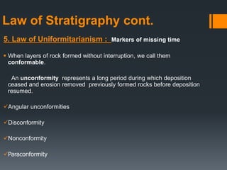 Principles of Stratigraphy | PPTX