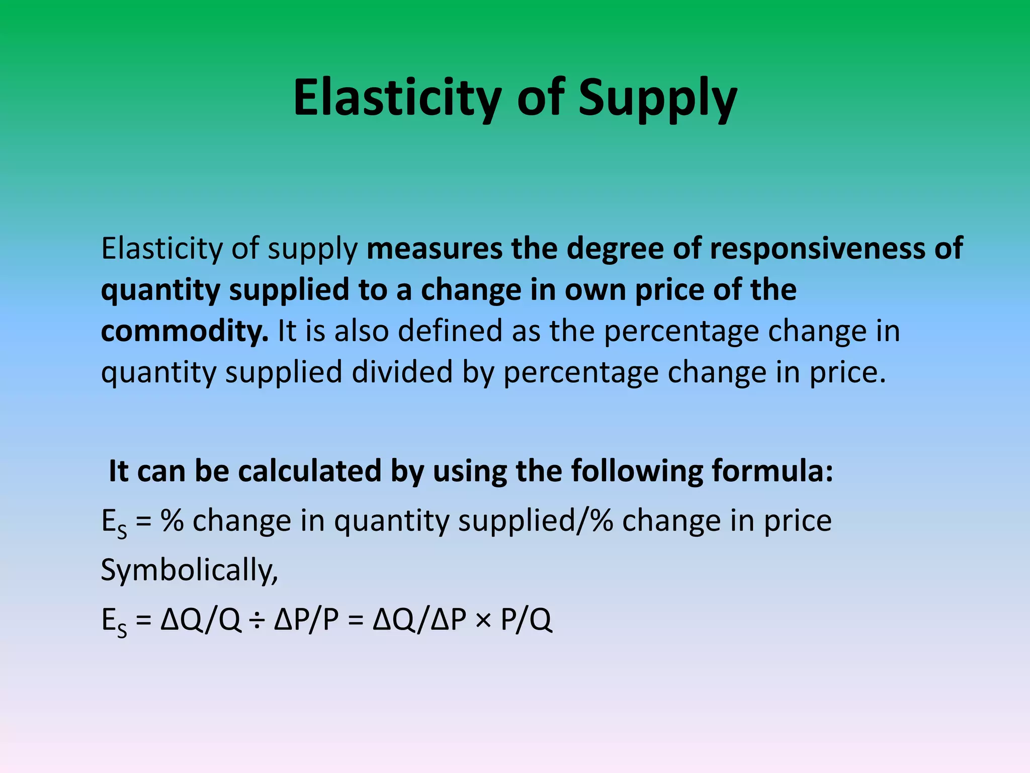 Law of supply | PPTX