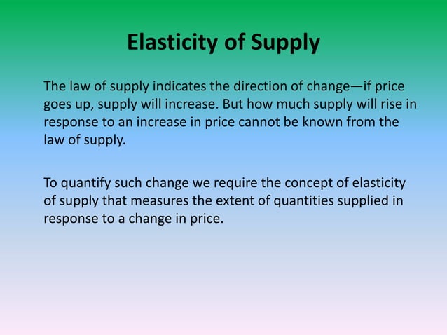 Law of supply | PPTX | Commodities | Economy